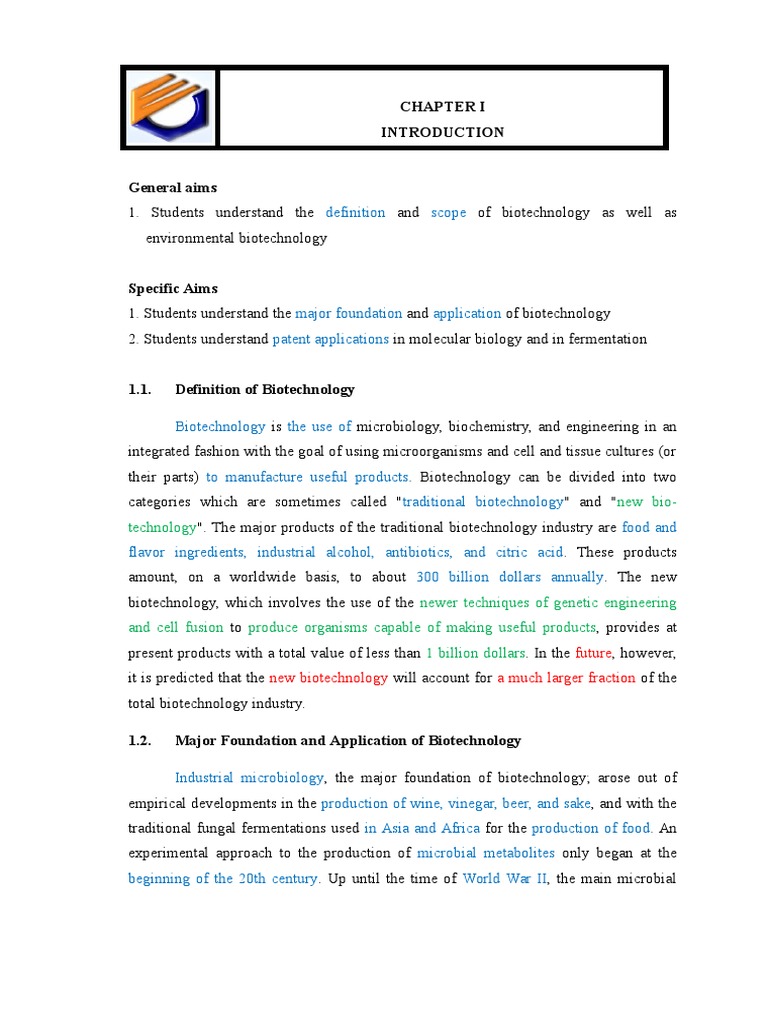 Chapter1 Introduction 18sep2015 | PDF | Biotechnology | Microorganism