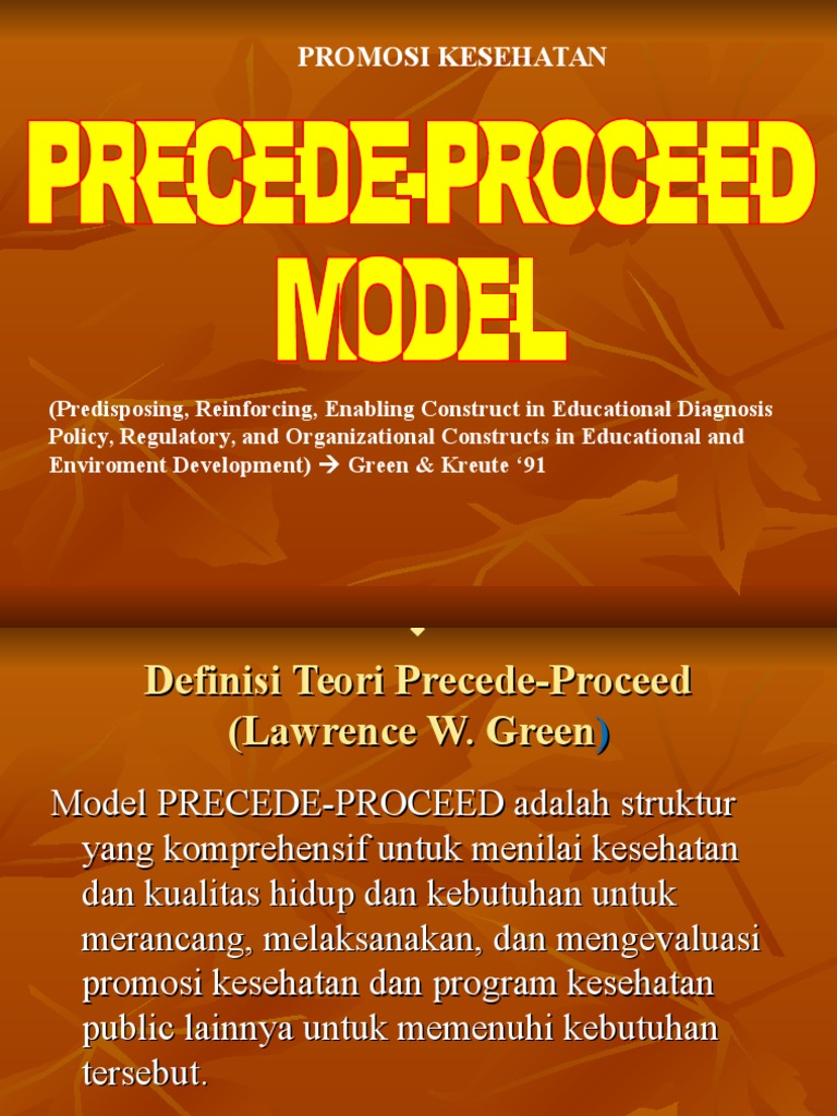 Model Precede Proceed | PDF