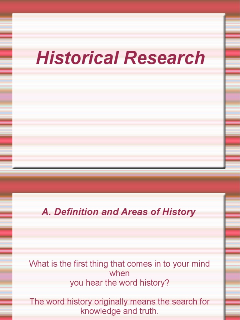Historical Research Report 111111 | Cognitive Science | Psychology ...