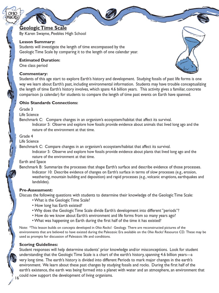 Geologic Time for Young Learners | PDF | Geologic Time Scale | Geology