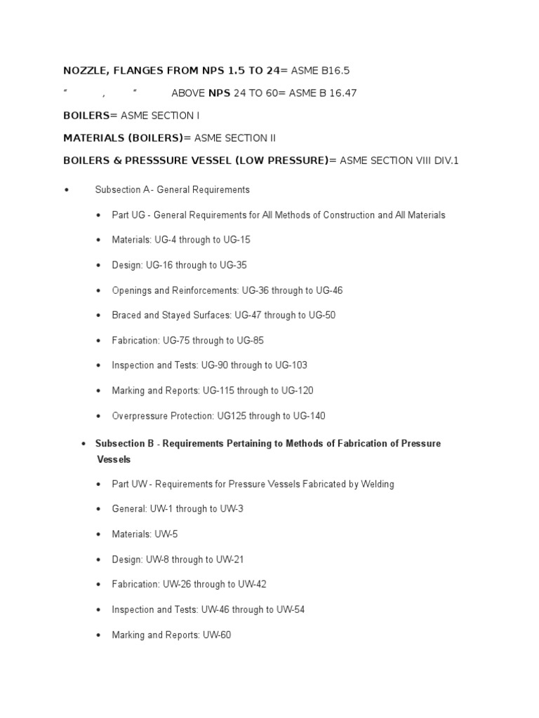 Above Nps 24 To 60 Asme B 16.47 | PDF | Steel | Mechanical Engineering