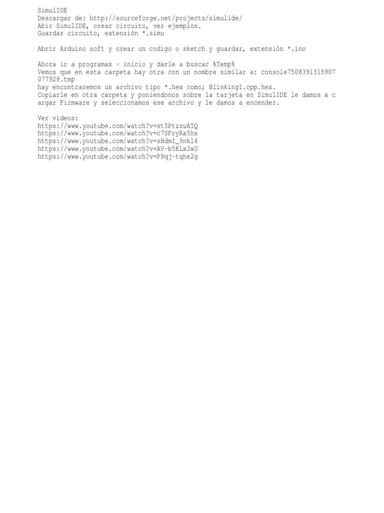 Guía para Descargar y Usar SimulIDE | PDF | Informática