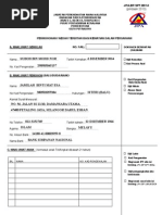 Borang Permohonan Lesen Memandu (JPJ L1) PDF | PDF