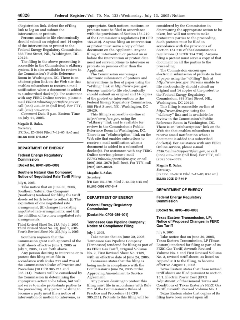 Notice: Reports and Guidance Documents Availability, Etc.: Texas ...