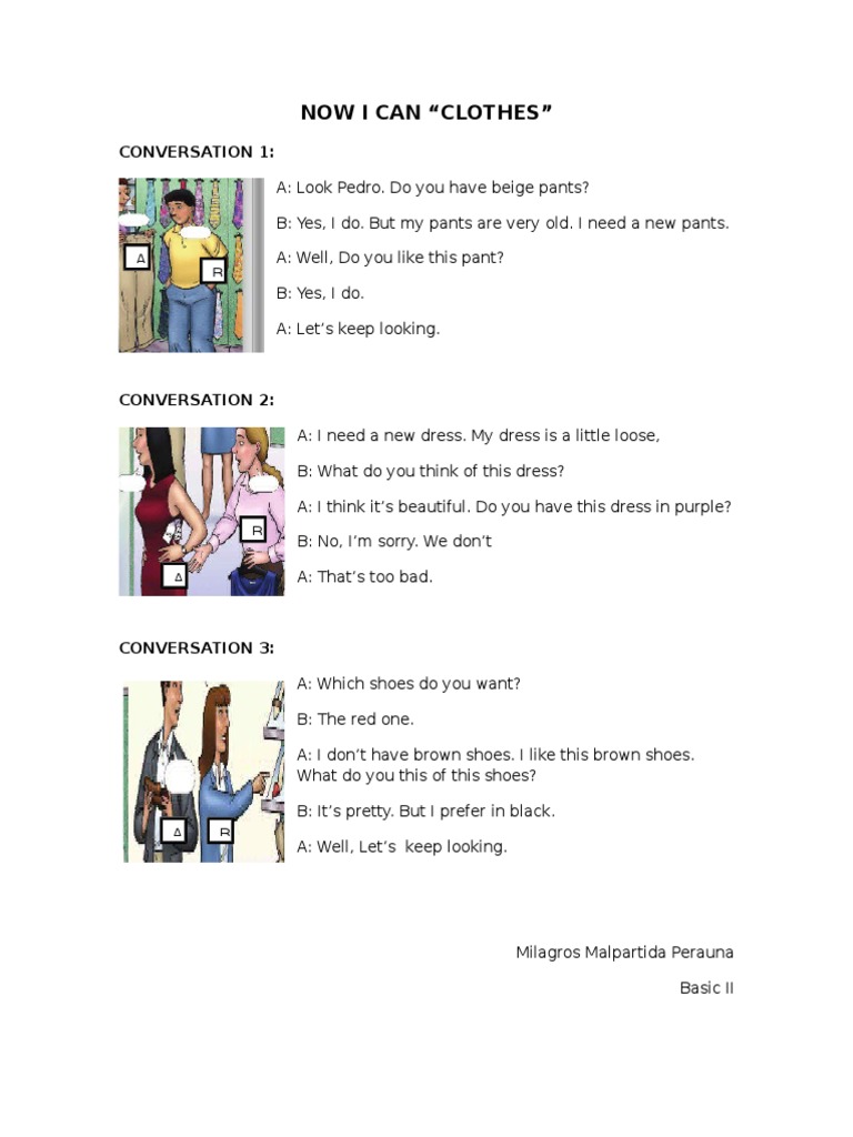 Clothing Conversations in Perauna | PDF