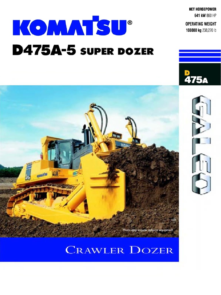 Komatsu D475a-5eo SD | PDF