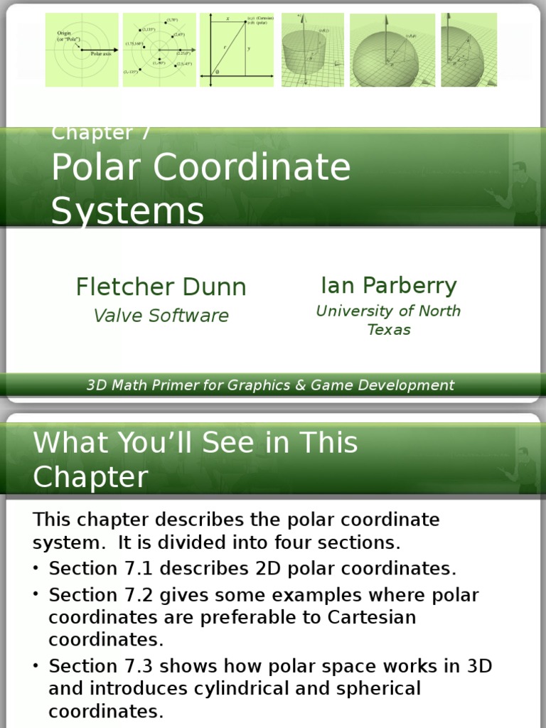 7 Polar Coordinate Systems | PDF | Coordinate System | Cartesian ...