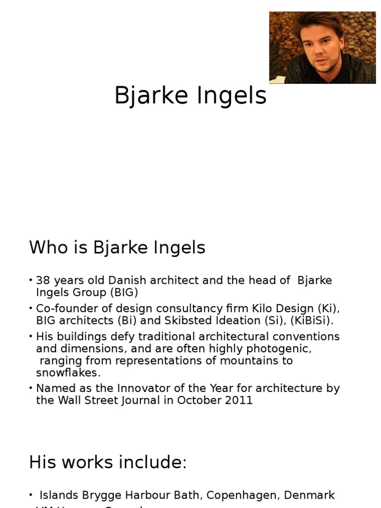 Bjarke Ingels | PDF