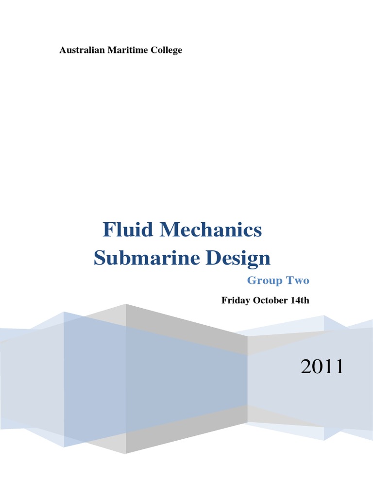 Submarine Design Principles and Testing | PDF | Rudder | Buoyancy