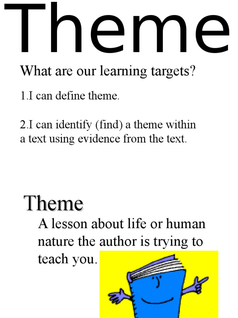 Understanding Theme in Literature | PDF