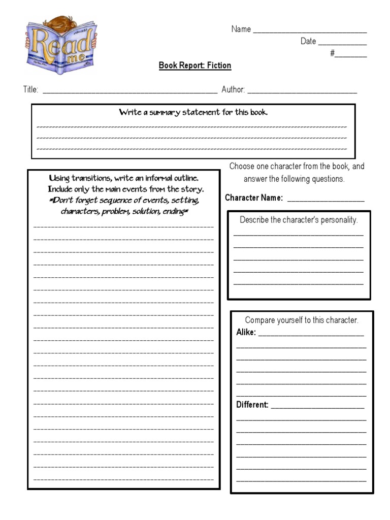 Book Report Guidelines and Summary | PDF
