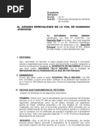 Demanda de Interdiccion de Ebrio Habitual | PDF | Demanda judicial ...