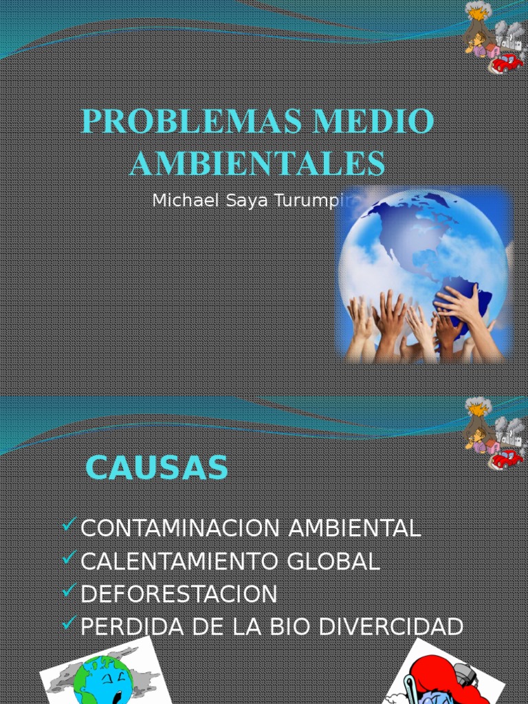 Diapositivas de Problemas Medioambientales | PDF | Contaminación ...