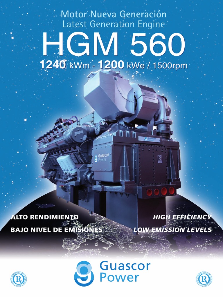 Guascor HGM 560 | Gases | Motores