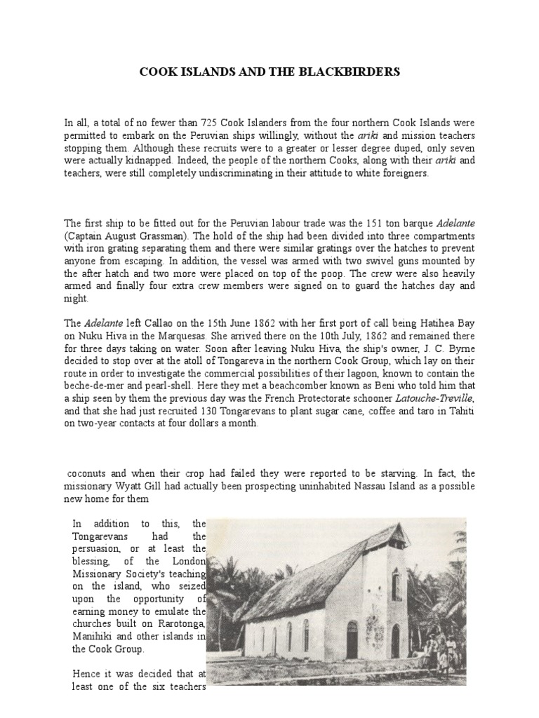 Cook Islands and The Blackbirders | PDF | Travel