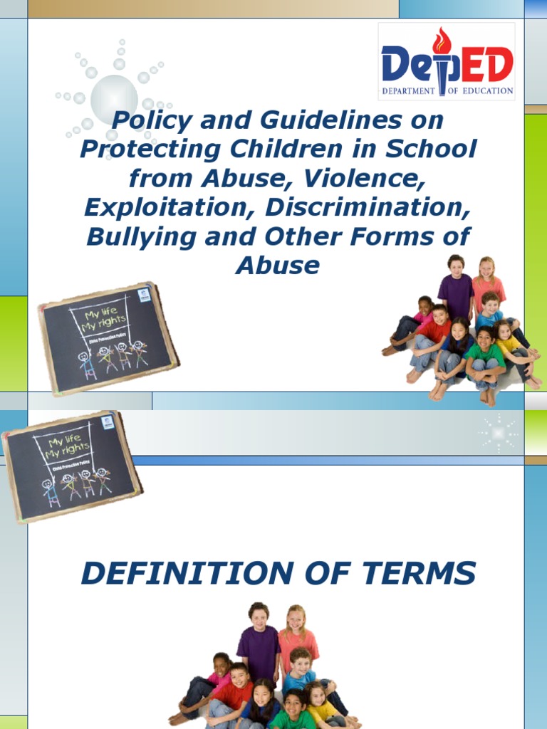 DEPED Child Protection Policy | PDF | Child Protection | Violence