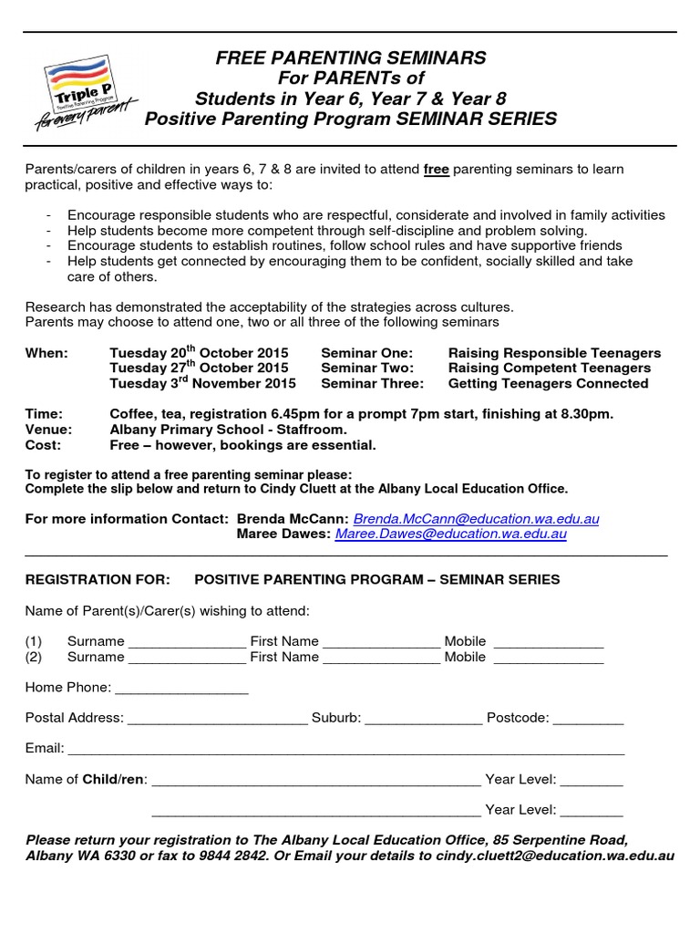 Triple P Flyer PDF | PDF