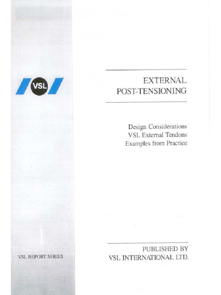 Post Tension: External Tendon | Download Free PDF | Prestressed ...