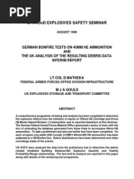 Gurney Method for Fragment Velocity Estimation | PDF | Ammunition | Gases