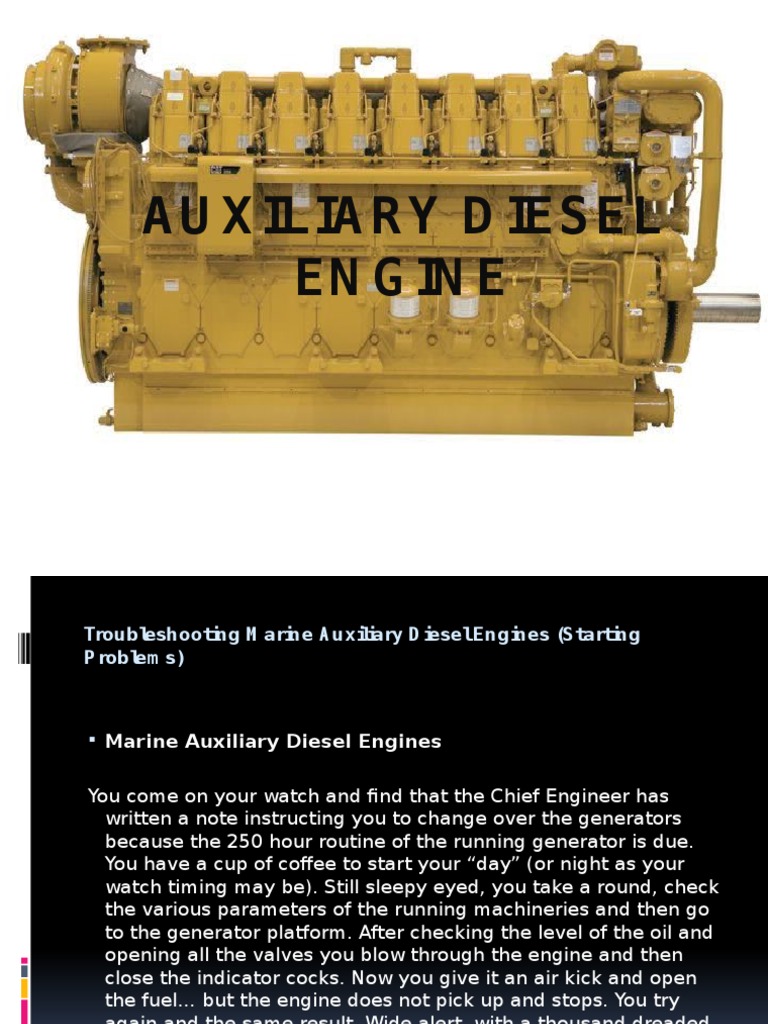 Troubleshooting Marine Diesel Engines | PDF | Diesel Engine | Pump