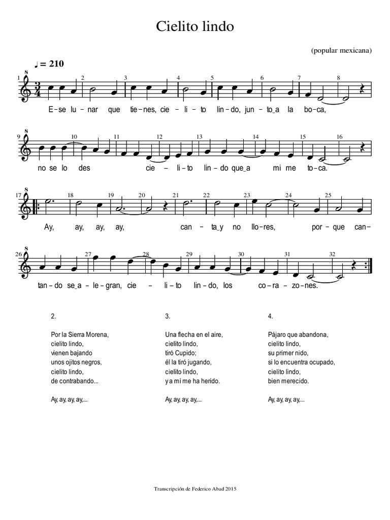 Cielito Lindo | PDF