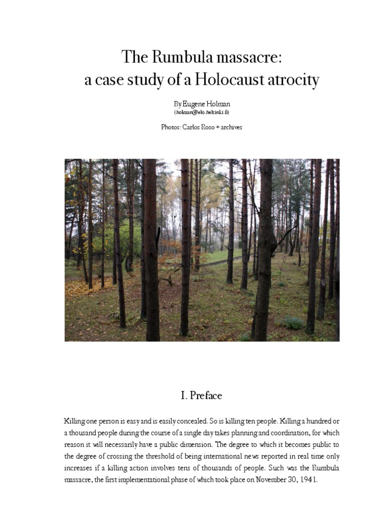 The Rumbula Massacre | The Holocaust | Homophobia