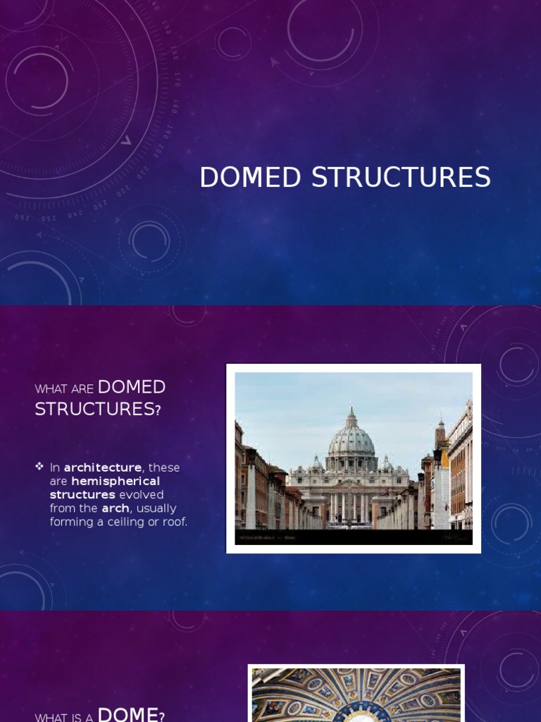 Domed Structures | PDF | Dome | Vault (Architecture)