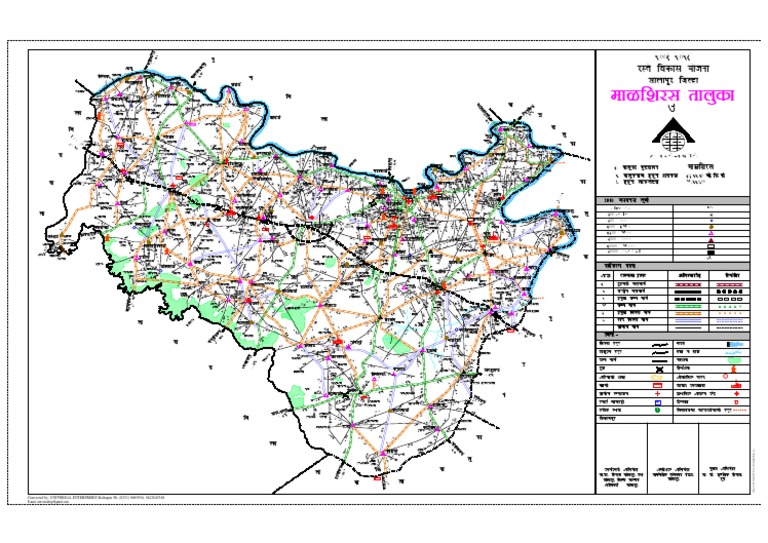 Map of Malshiras | PDF