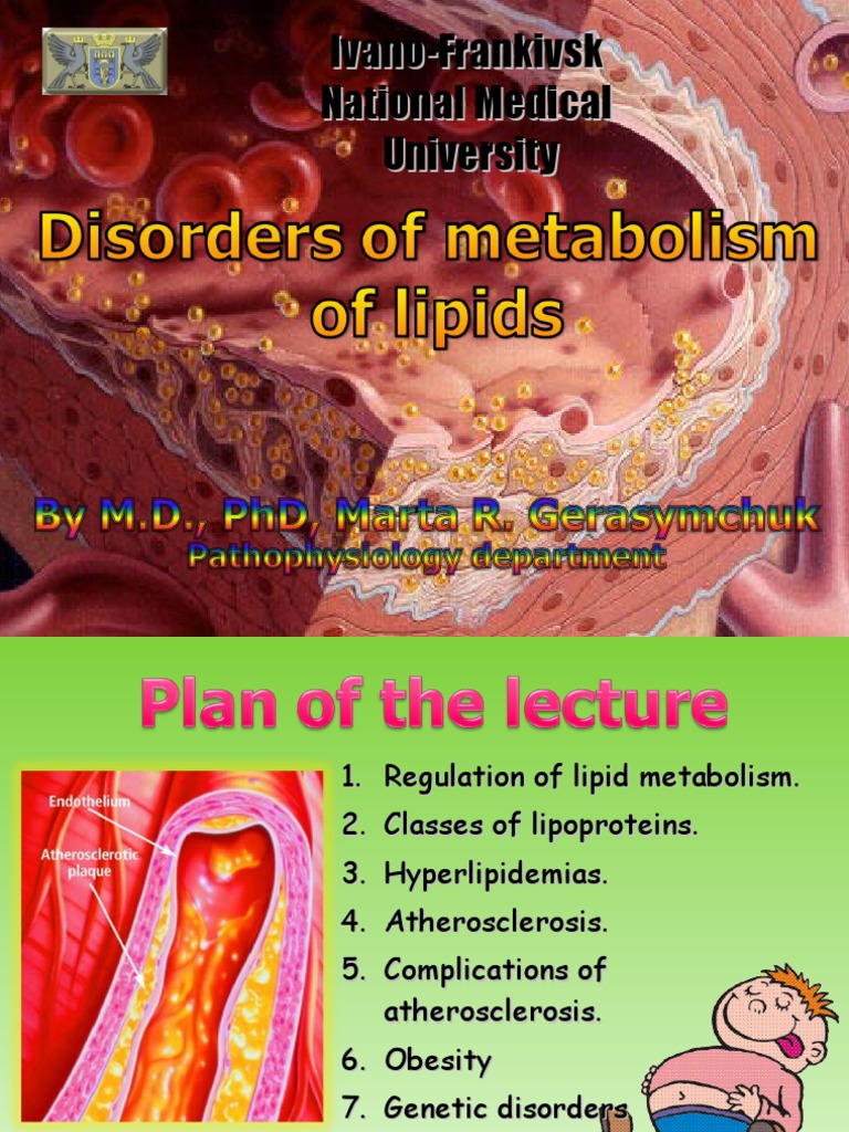 Lipid Metabolism and Disorders Overview | PDF | Lipoprotein | Leptin