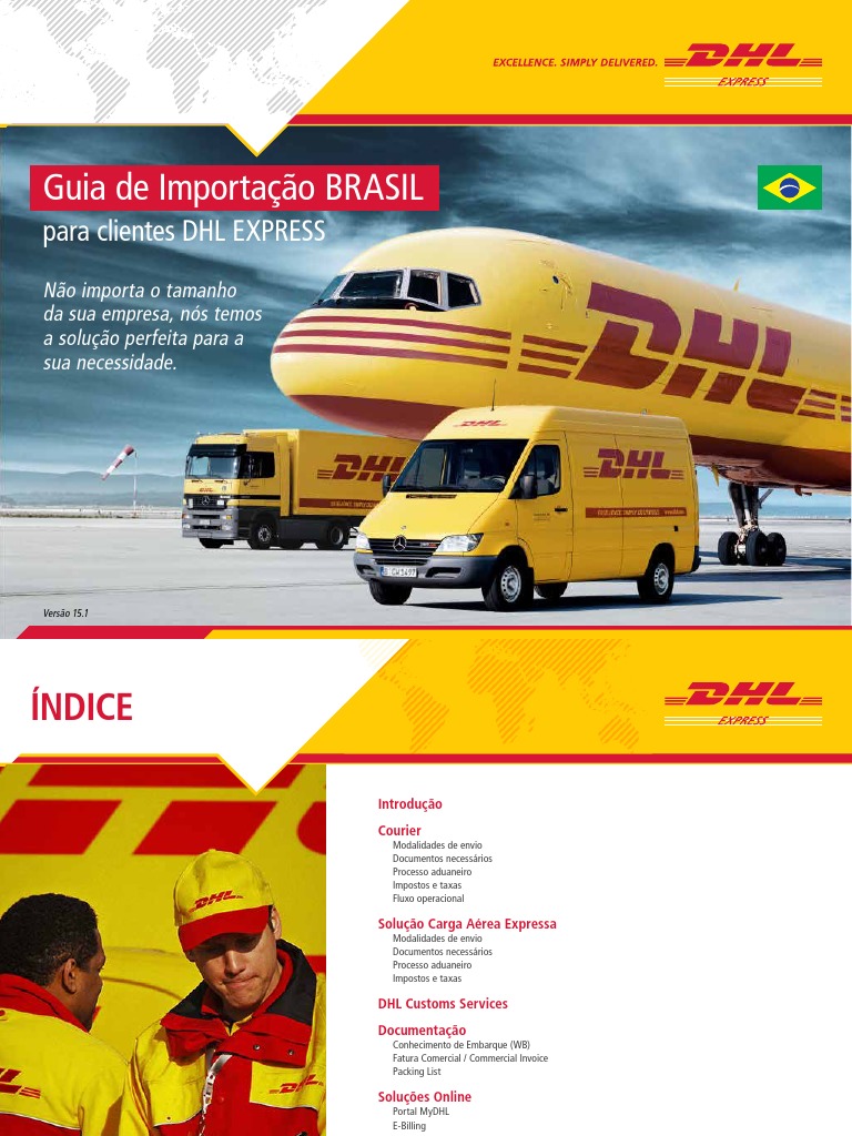 Guia de Importação DHL Express Brasil | PDF | Serviços (economia ...