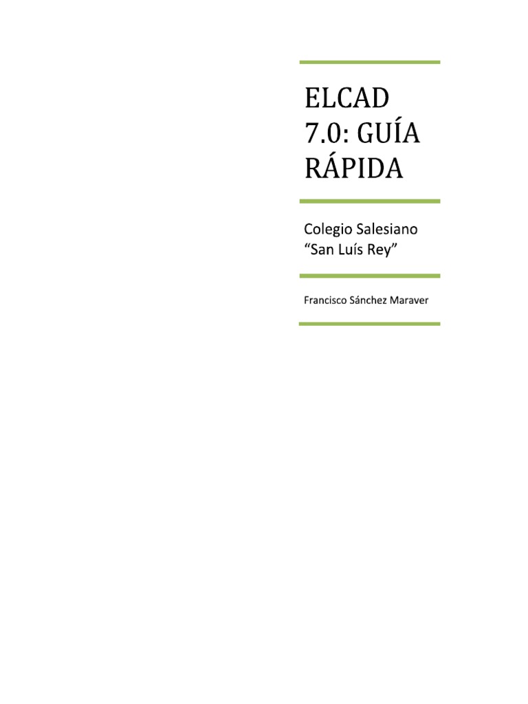 Manual Elcad 7 - Guia Rapida | PDF