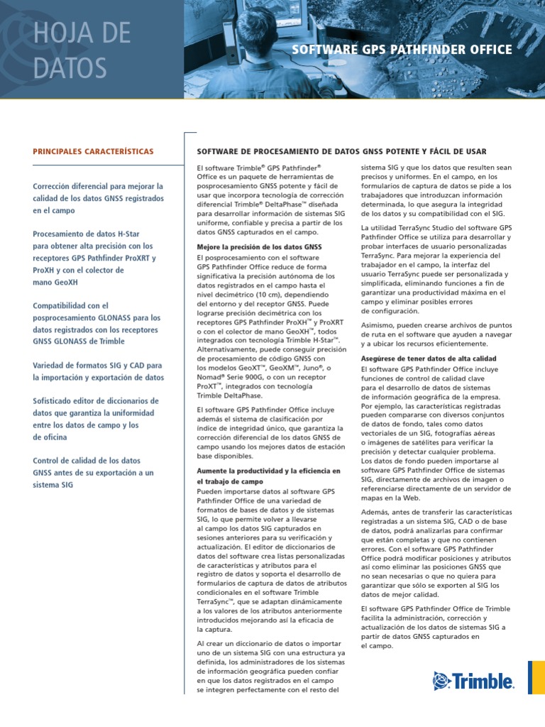 Pathfinder Office | PDF | Sistema de información geográfica | Sistema ...