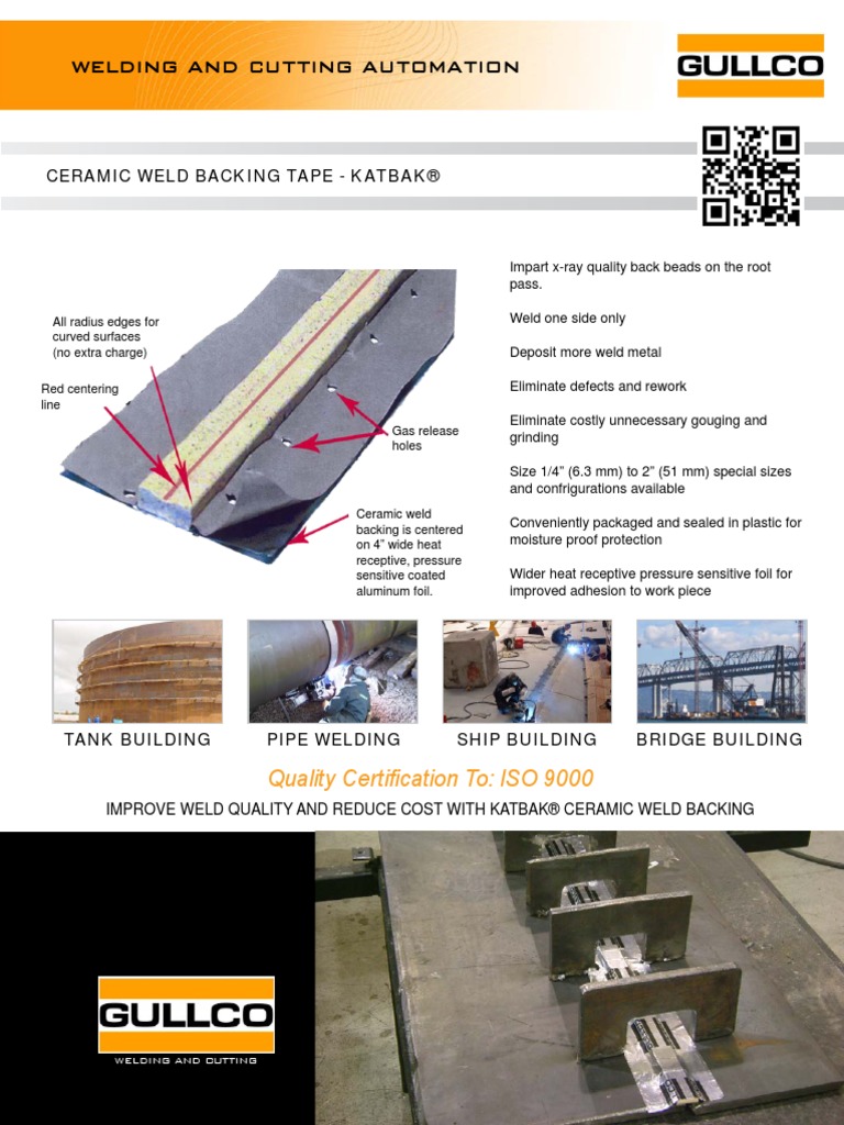 KATBAK® Ceramic Weld Backing Benefits | PDF