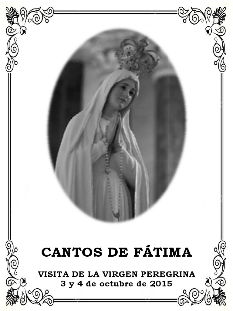 CANTOS DE FÁTIMA. Partituras | PDF | Nuestra señora de fátima | María ...