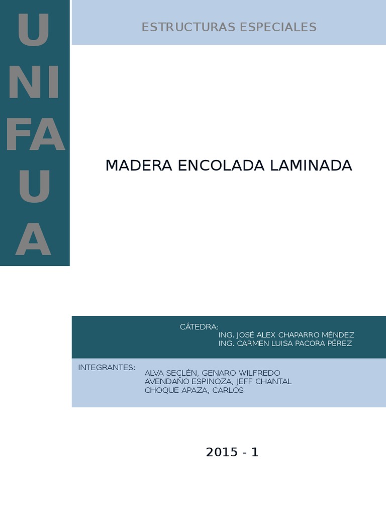 Madera Laminada Encolada: Usos y Ventajas | PDF | Los bosques | Perú