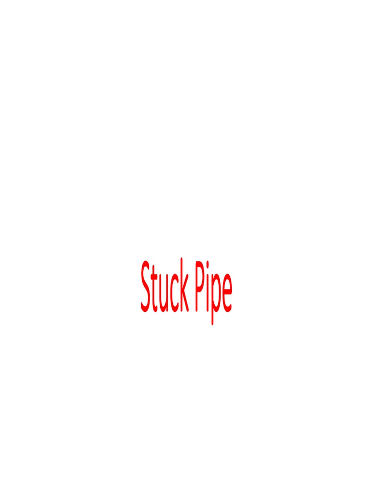 Stuck Pipe Lecture - 1 PDF | PDF | Pressure | Chemical Engineering