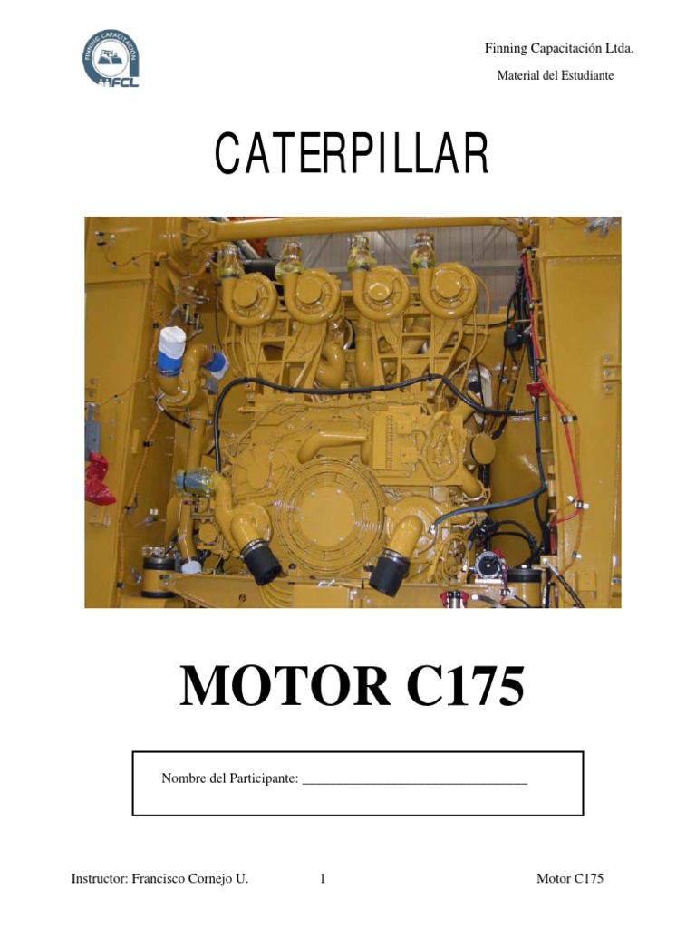 Motor c175 | PDF | Pistón | Bomba