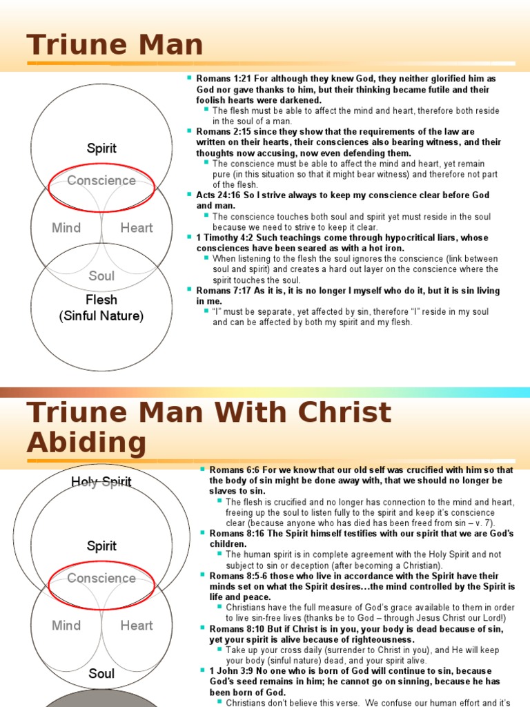 Triune Man | Download Free PDF | Soul | Epistle To The Romans