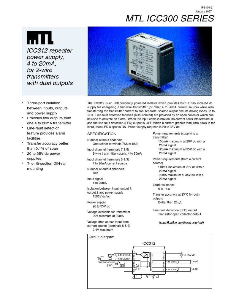 Signal Multiplier Icc312 | PDF | Power Supply | Electronic Circuits