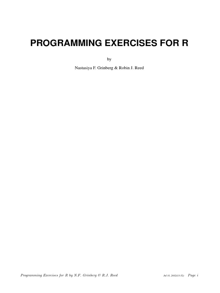 R Exercises | PDF | Workweek And Weekend | Matrix (Mathematics)