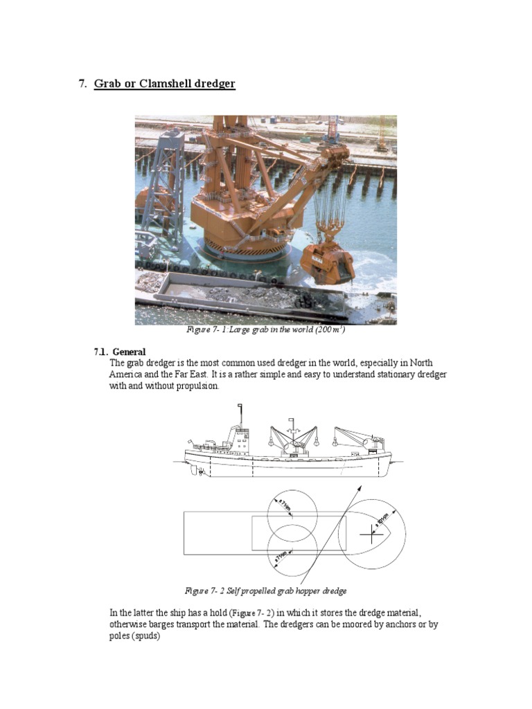 Overview of Grab and Clamshell Dredgers | PDF | Dredging | Crane (Machine)