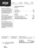 Sample Verizon Bill | PDF