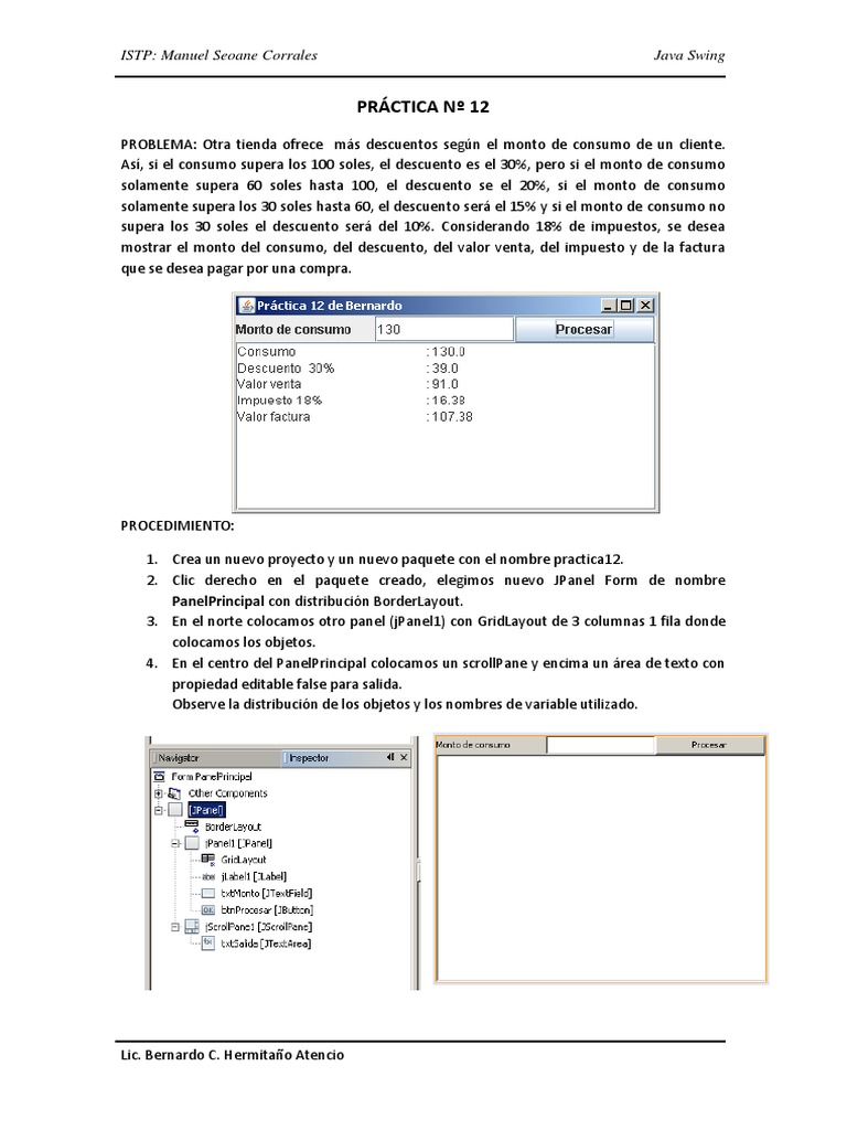 Java Ejercicio | PDF | Java (lenguaje de programación) | Informática