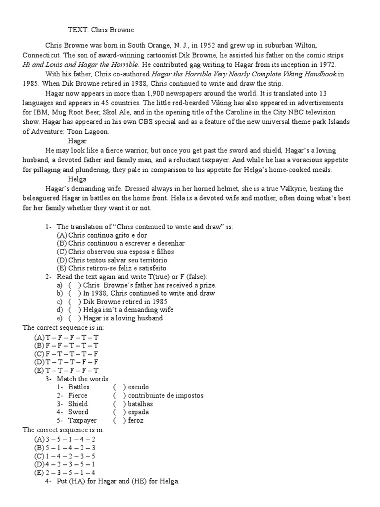 2º Ano Medio Basico | PDF | Leisure