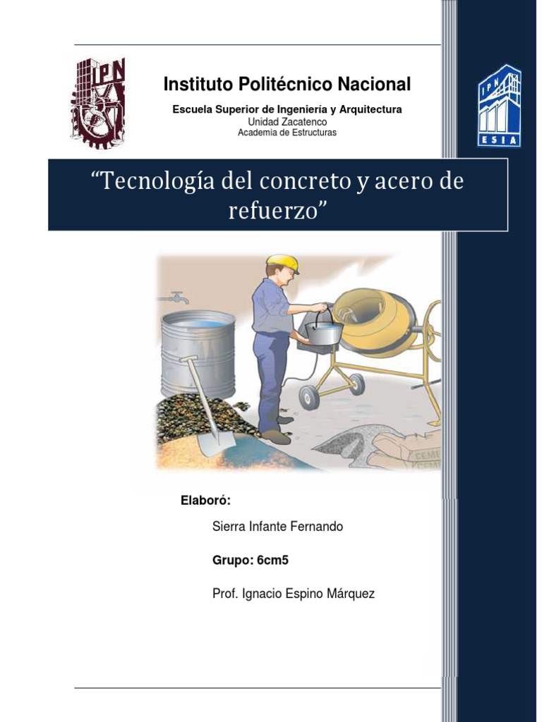 Tecnología del concreto pdf.pdf | Cemento | Hormigón