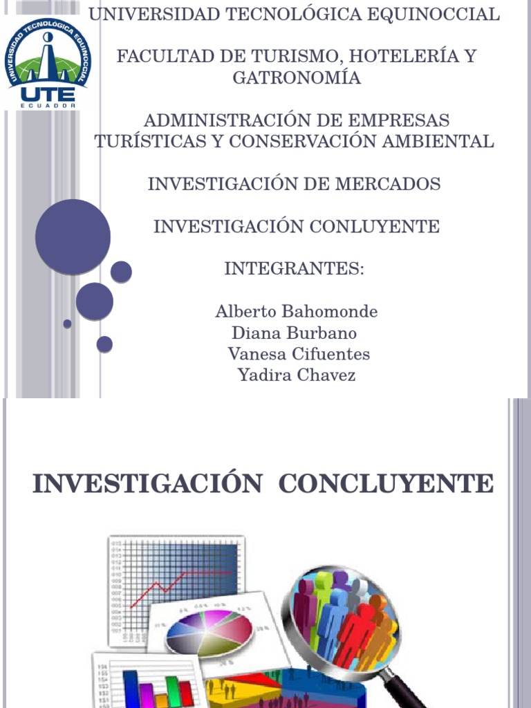 INVESTIGACION CONCLUYENTE .pptx | Investigación de mercado | Metodología