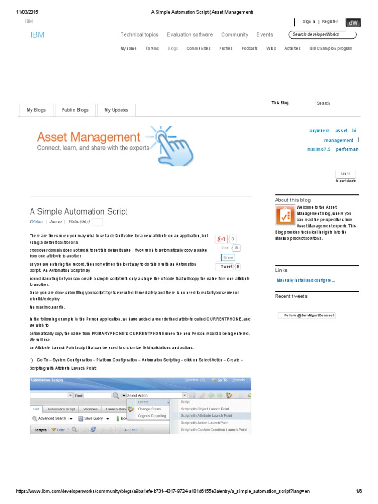 A Simple Automation Script (Asset Management) PDF | Download Free PDF | Scripting Language ...