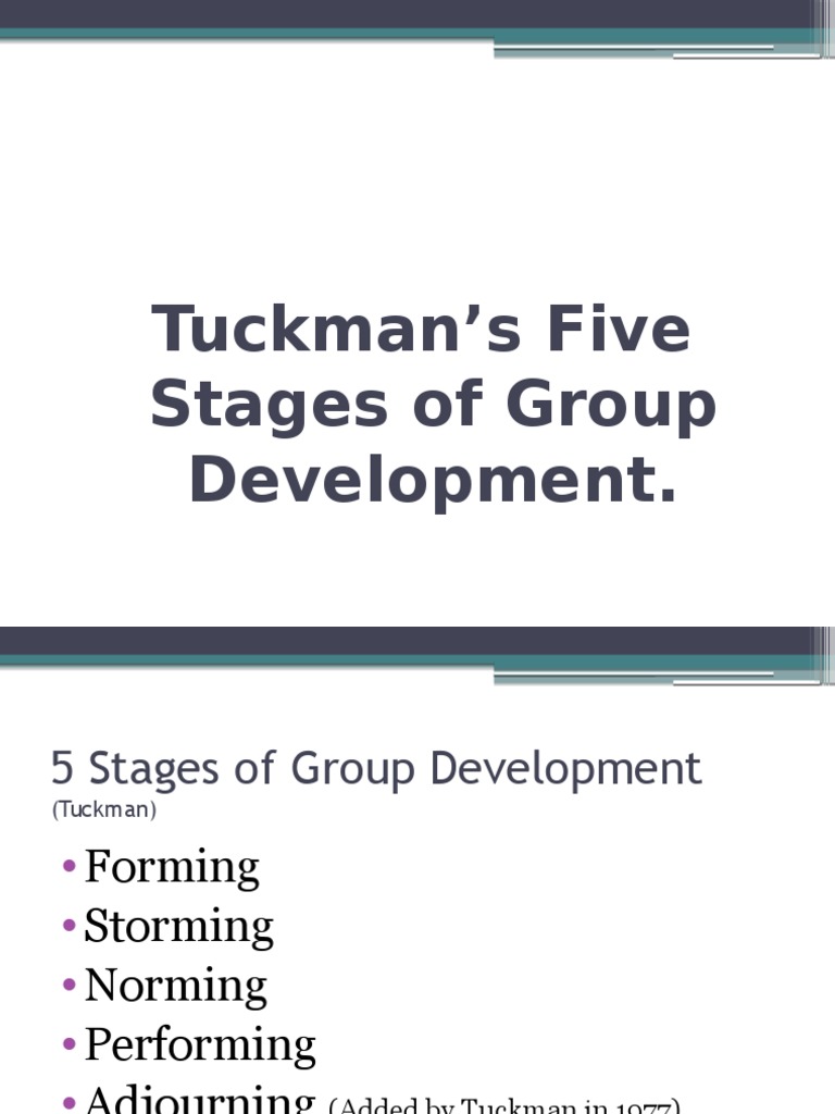5 Stages of Group Development | PDF
