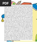 Field Study 1 Reflection | PDF