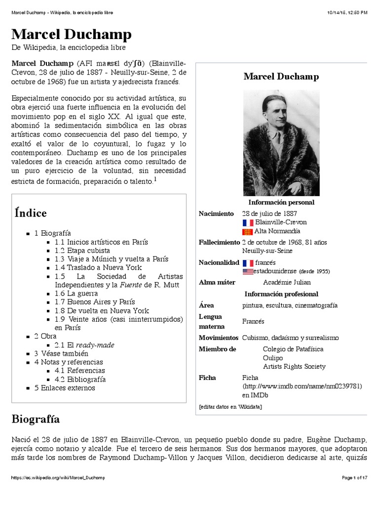 Marcel Duchamp | PDF | Cubismo | Arte Moderno